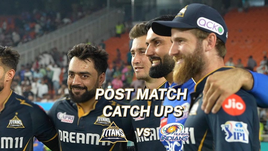 Post-Match meet-up: GT vs MI | TATA IPL 2024