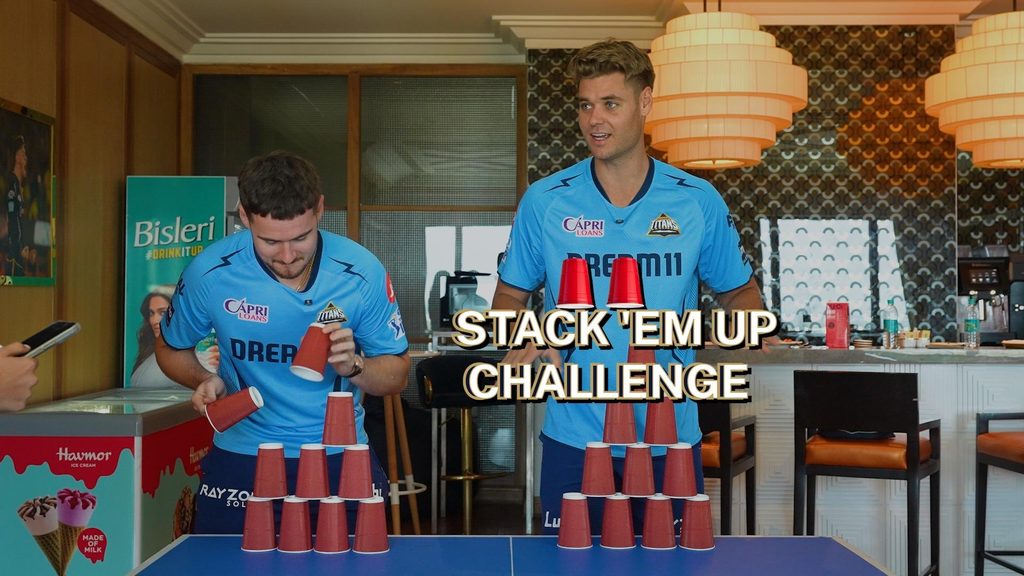 Stack the Cup challenge Ft. Spencer and Joshua