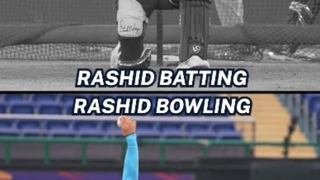 Rashid bhai with the ball or Rashid bhai with the bat... which one do ...