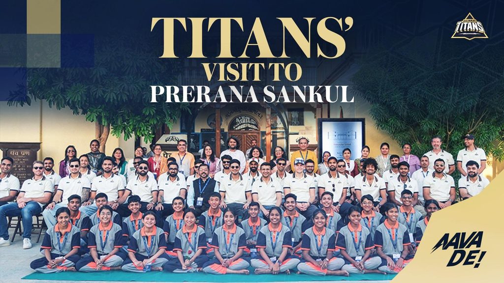 Gujarat Titans visit Prerna Sankul