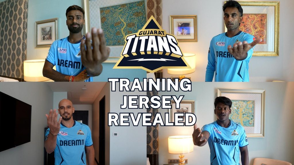 Titans with their training kit for TATA IPL 2024 👕